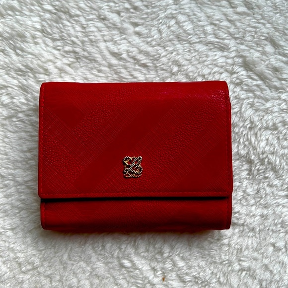 Bags | Louis Quatorze Luxury Red Wallet | Poshmark